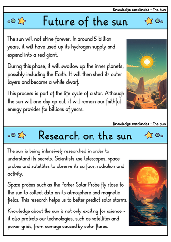 The Sun - Flashcards | Astronomy | Structure | Solar System & Energy ...