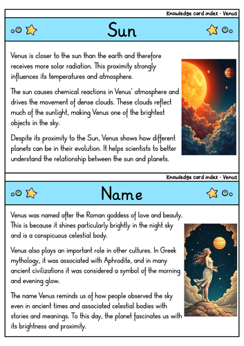 Venus - Flashcards | Astronomy | The Hot Planet | Surface & Atmosphere ...