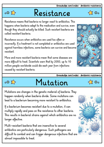 Antibiotic Resistance - Flashcards | Biology | Mechanisms, Causes ...