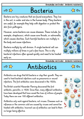 Antibiotic Resistance - Flashcards | Biology | Mechanisms, Causes ...