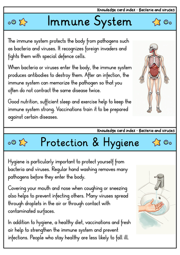Bacteria and Viruses - Flashcards | Biology | Structure, Reproduction ...