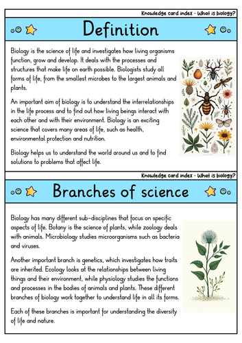 What is Biology?- Flashcards | Science | Life, Organisms & Principles ...