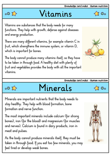 Human Nutrition - Flashcards | Biology | Nutrients, Digestion & Health ...