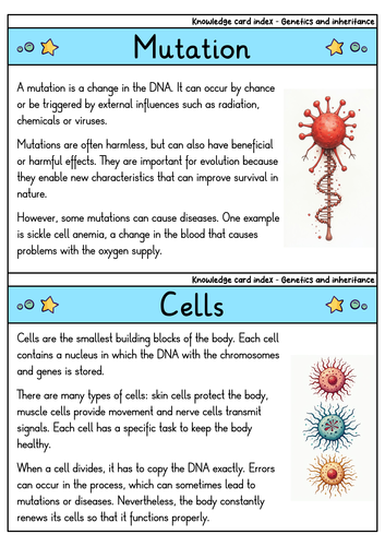 Genetics and Heredity - Flashcards | Biology | Genes, DNA & Inheritance ...