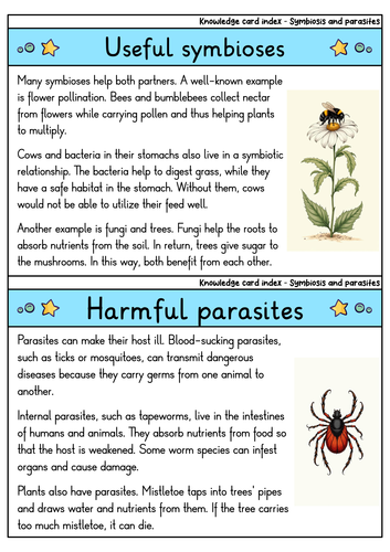 Symbiosis and Parasites - Flashcards | Biology | Types, Interactions ...