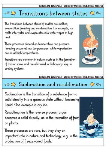 States of Matter - Flashcards | Chemistry | Solid, Liquid, Gas & Plasma ...