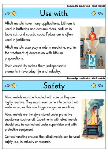 Alkali Metals - Flashcards | Chemistry | Properties, Reactivity & Uses ...