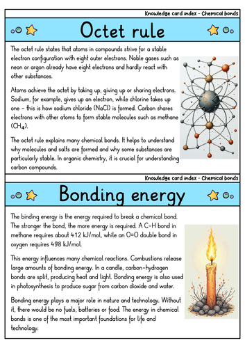 Chemical Bonds - Flashcards | Chemistry | Ionic, Covalent & Metallic ...