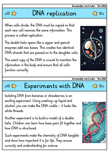 DNA - Flashcards | Biology | Structure, Function & Genetic Information ...