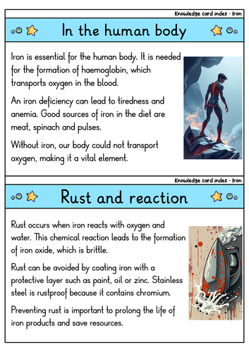 Iron - Flashcards | Chemistry | Properties, Uses & Importance ...