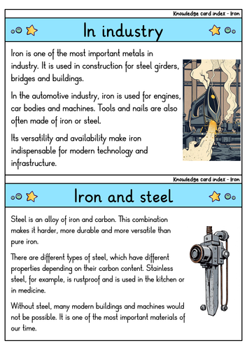 Iron - Flashcards | Chemistry | Properties, Uses & Importance ...