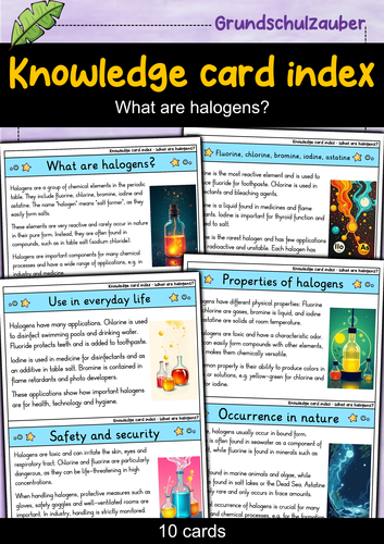 Halogens - Flashcards | Chemistry | Properties, Reactivity & Uses ...