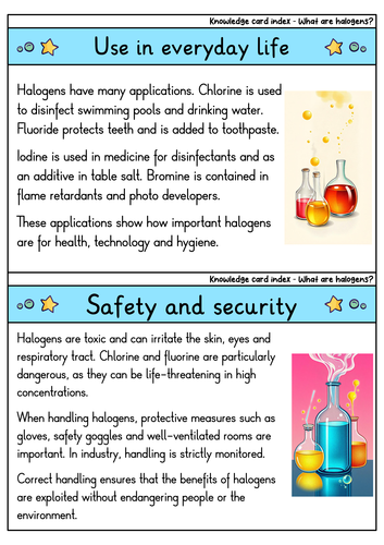 Halogens - Flashcards | Chemistry | Properties, Reactivity & Uses ...