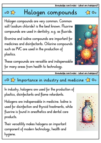 Halogens - Flashcards | Chemistry | Properties, Reactivity & Uses ...