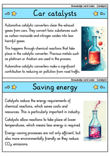Catalysts - Flashcards | Chemistry | Function, Types & Applications ...