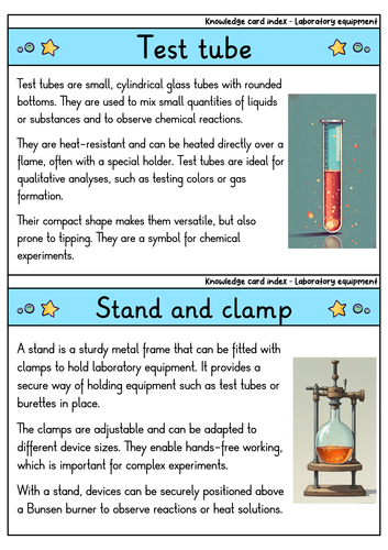 Laboratory Equipment - Flashcards | Chemistry & Biology | Tools, Uses ...