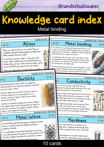 Metal Formation - Flashcards | Chemistry | Processes & Types of Metals ...