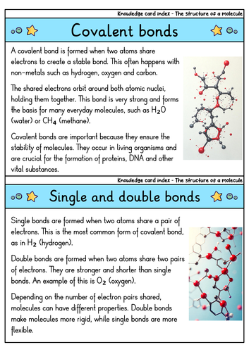 Molecule - Flashcards | Chemistry | Structure, Bonding & Properties ...