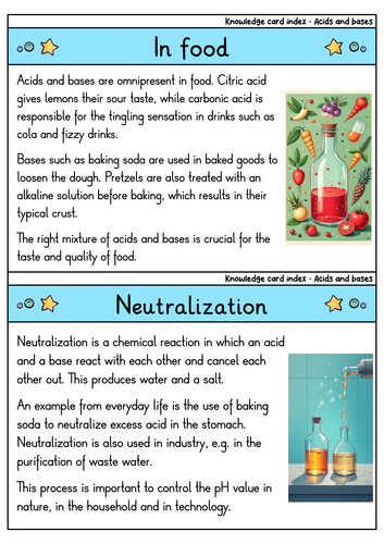 Acids and Bases - Flashcards | Chemistry | Properties, Theories ...