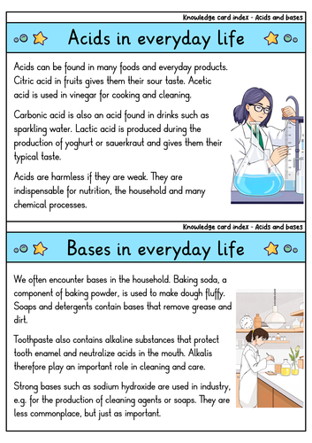 Acids and Bases - Flashcards | Chemistry | Properties, Theories ...