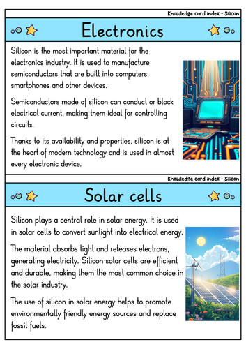Silicon - Flashcards | Chemistry | Properties, Uses & Importance ...