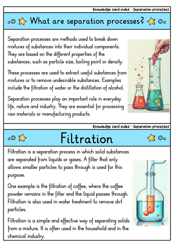 Separation Methods - Flashcards | Chemistry | Techniques & Applications ...