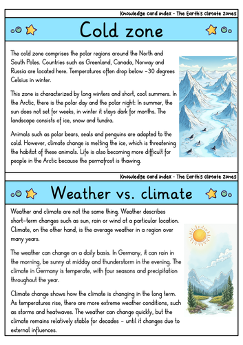 Earth's Climate Zones - Flashcards | Geography | Types, Characteristics ...