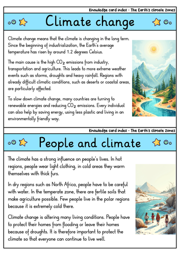 Earth's Climate Zones - Flashcards | Geography | Types, Characteristics ...