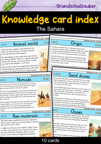 The Sahara - Flashcards | Geography | Desert, Climate & Ecosystems ...
