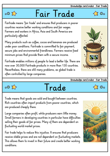 Fair Trade - Flashcards | Economics | Principles, Impact ...