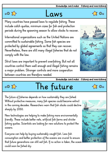 Fishing and Overfishing - Flashcards | Geography | Practices, Impact ...