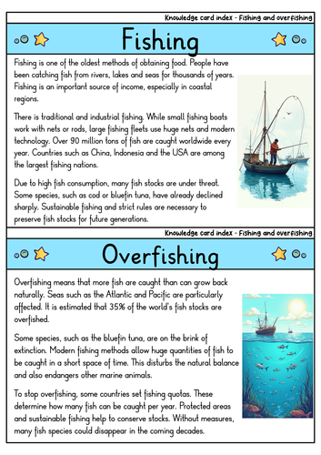 Fishing and Overfishing - Flashcards | Geography | Practices, Impact ...