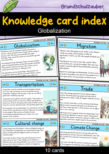 Globalization - Flashcards | Economics | Impact, Trade & Cultural ...