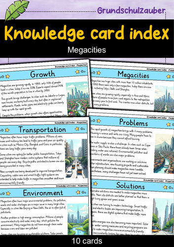 Megacities - Flashcards | Geography | Urbanization, Challenges & Growth ...