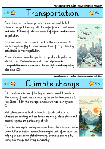 Environmental Pollution - Flashcards | Geography | Types, Causes ...