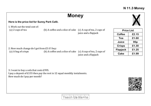 Money (N 11.3) | Teaching Resources