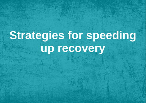 A level Physical Education: Speeding up recovery and contemporary ...