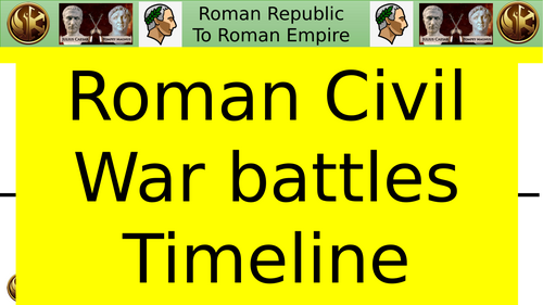 Rome from Republic to Empire - Caesar V Pompey and the Emergence of ...