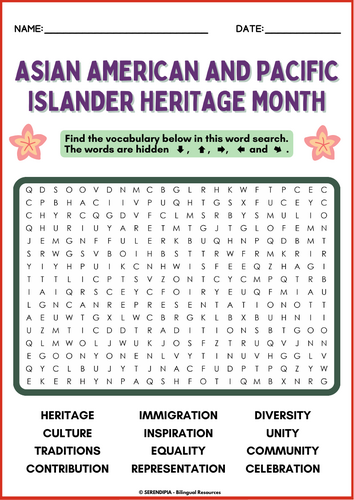 Asian Pacific American Heritage Month AAPI Reading Comprehension ...