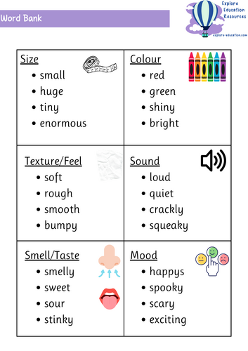 KS1 ADJECTIVES - Outstanding English Writing Interview Lesson ...