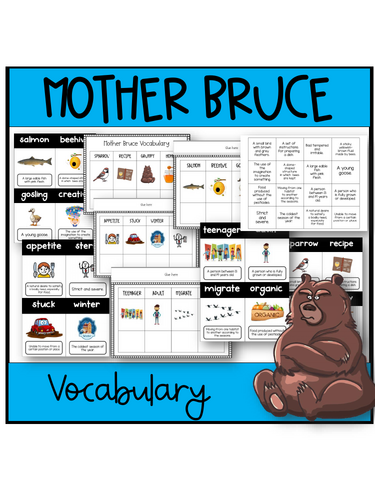 Mother Bruce Activities - Vocabulary | Teaching Resources