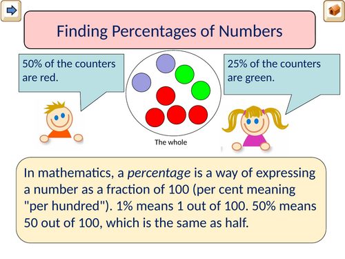Finding Percentages of Numbers | Teaching Resources