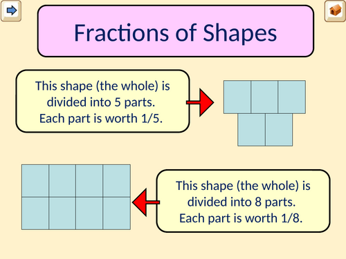 Finding Fractions of Shapes | Teaching Resources