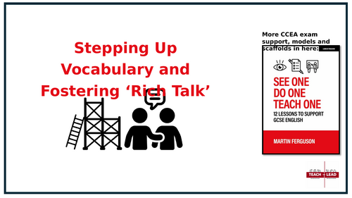 See One Do One Teach One Vocab PPT and Worksheet | Teaching Resources