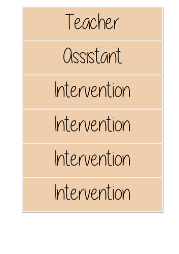 Teacher Organisation Tray Labels - Beige with Black Writing | Teaching ...
