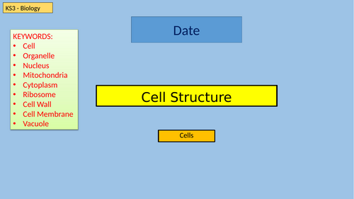 KS3 Cell Structure | Teaching Resources