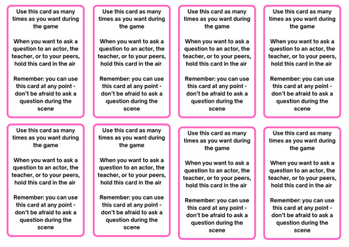 Whoosh Game Cards For English Texts | Teaching Resources