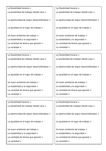 2026 Spanish AQA GCSE Module 8.3 - Un trabajo para todos | Teaching ...