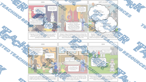 The Scottish Wars of Independence: Storyboard | Teaching Resources