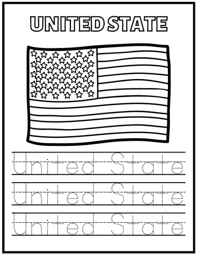 North American Countries Flags – 23 Printable Coloring Pages ...